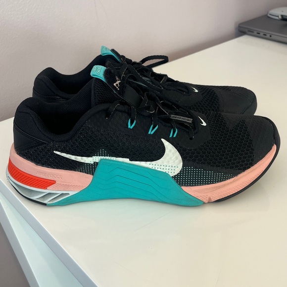 Nike | Shoes | Nike Metcon 7 Hyperlift Weight Training Shoe Black Green ...